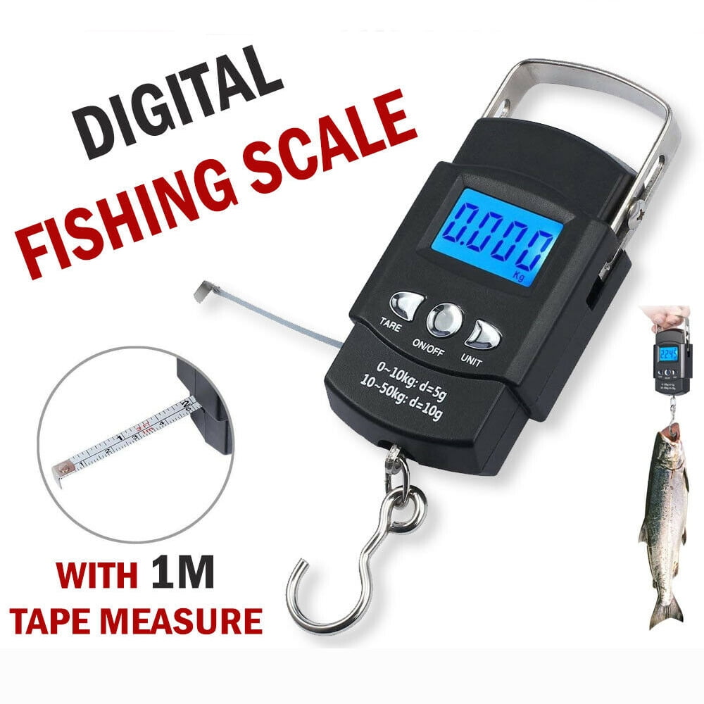 Digital Fishing Scale Portable Hanging Hook Electronic Weighing Fish ...