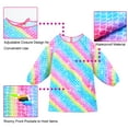 Kids Art Smocks for Painting, Waterproof Artist Rainbow Unicorn Aprons ...