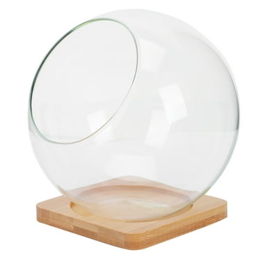 Panacea 10.25" Clear Glass Sphere Terrarium with Feet - Walmart.com
