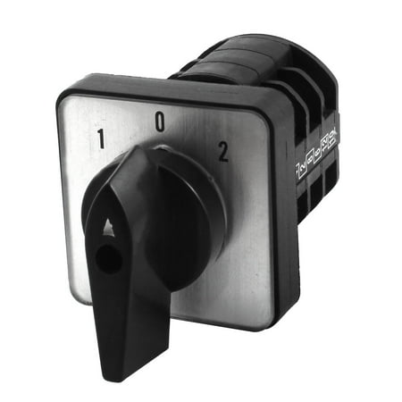 LW8-10A Panel Mount 3-Position 3Pole Rotary Selector Changeover Switch ...