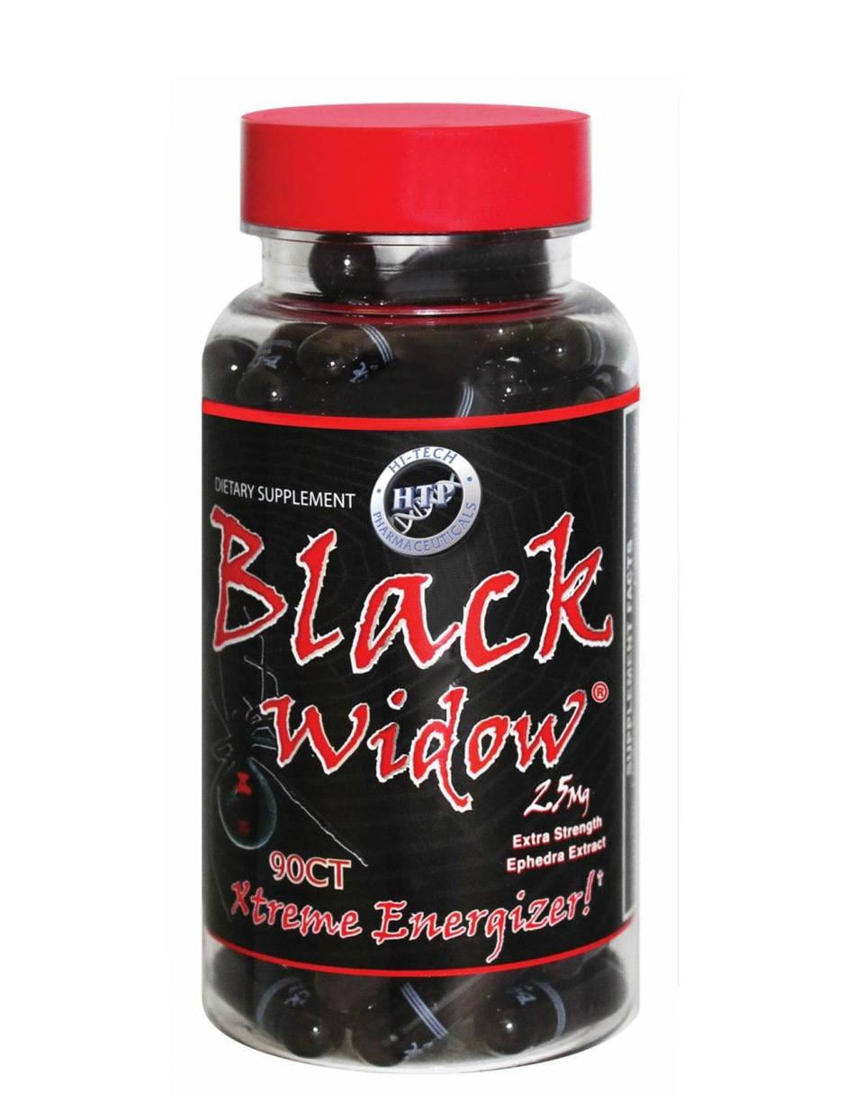 Pre entrenamiento Hi-Tech Black Widow 90 Cápsulas (90 Servicios) Hi ...