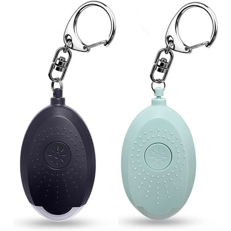 HOLYTECH Personal Alarm 2 Pack, 130dB Personal Siren Keychain with LED ...