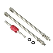 Unique Bargains 4pcs Red Tire Stem Valve Caps Car Dustproof Hexagon ...