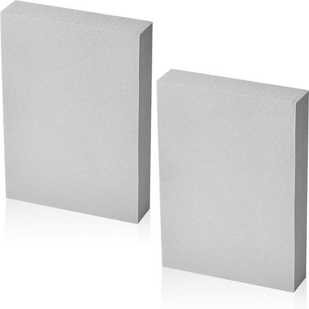 JOYWEI2 Pcs Stamping Foam Moldable Plastic Foam Stamps Pad Grey Cut and ...