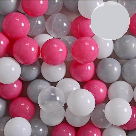 Plastic Pit Balls, Play Ball Pack Pool Soft Toy Hot Pink Mix | Walmart ...