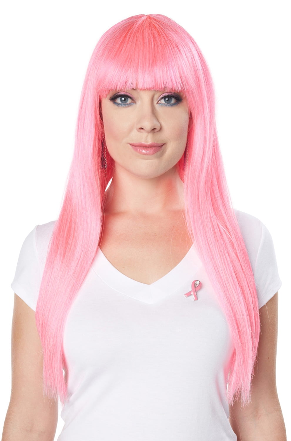 Pink Popstar Wig - Walmart.com
