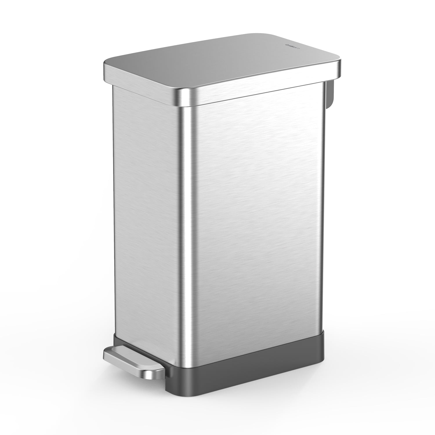 Qualiazero 13 2 Gallon Trash Can Stainless Steel Step On Slim Kitchen Qualiazero 13 2 Gallon Trash Can Stainless Steel Step On Slim Kitchen