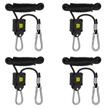 VIVOSUN 2-Pair 1/8 Inch Adjustable Grow Light Hanger, Heavy Duty Rope ...
