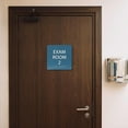 ADA CENTRAL SIGNS - 6" X6" Exam Room 2 Sign - ADA Compliant Tactile ...
