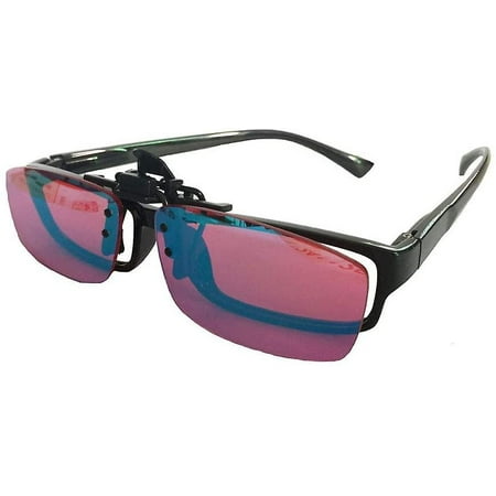 Clip-on 180 Flippable Hz-055 Color Blind Glasses Are Frameless And Easy ...