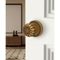 1 Pack Antique Brass Passage Door Knobs with Lock, Vintage Door Handles ...