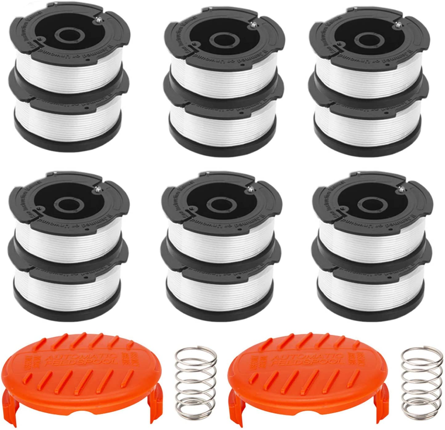 Weed Eater Spool Replacement Parts for Black and Decker AF-100 with String Trimmer Spool Refills ...