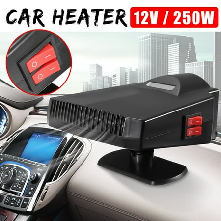 12V 250W PTC Car Heater & Cooling Fan Hot Switch Windscreen Defroster ...