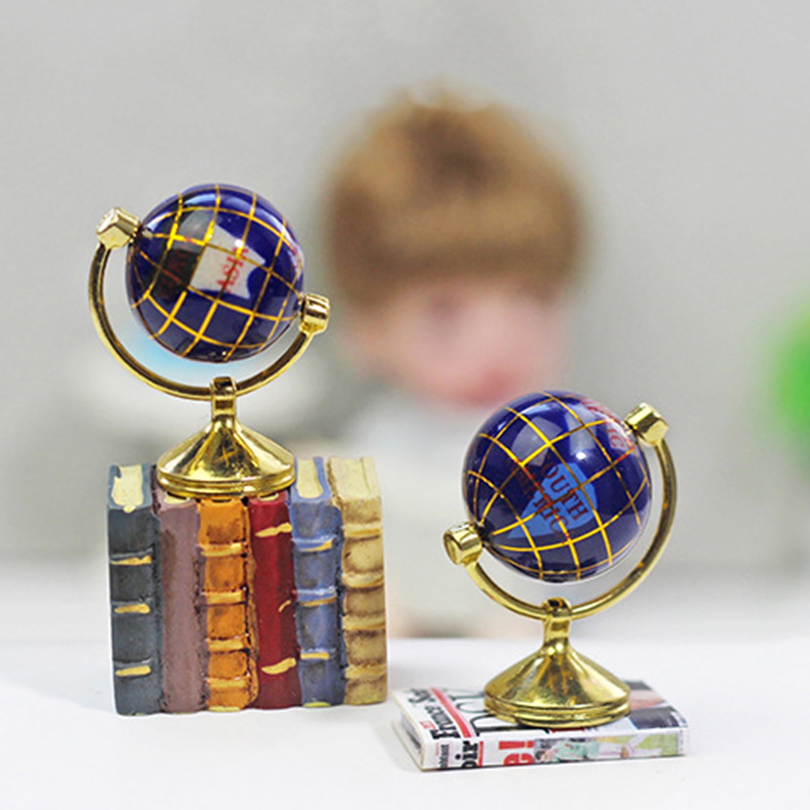 Hesroicy Dollhouse Ornament Realistic Exquisite Mini Planetarium Model Dollhouse Accessories ...