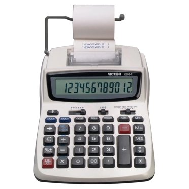 Sharp CS-2850A Two-Color Printing Calculator, Black/Red Print, 4.8 ...