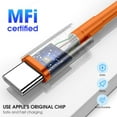 2 Suitable for 17 Orange to Cables, 3 Packs 6 Feet 60 Fast Charging ...