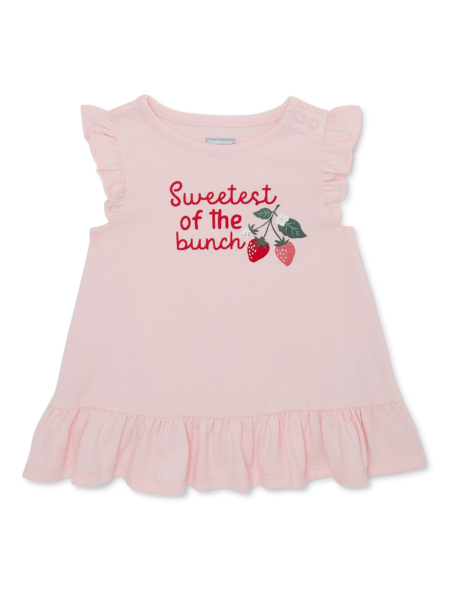 Garanimals Baby Girl Graphic Flutter Dress, Sizes 0-24 Months - Walmart.com