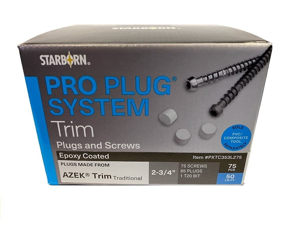 Pro Plug PVC Plugging System for AZEK Traditional Trim - Epoxy Steel ...