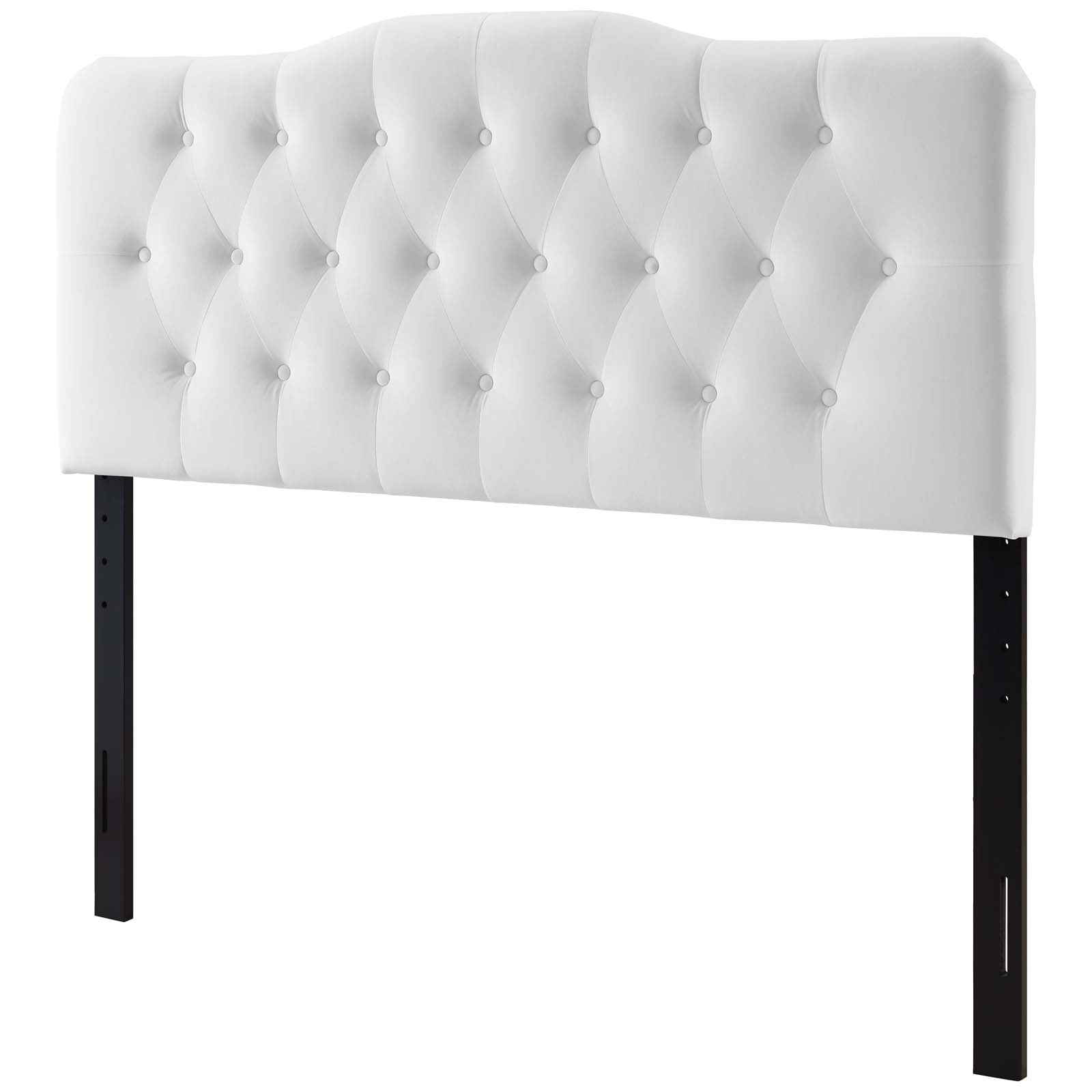 Contemporary Modern Urban Designer Bedroom King Size Tufted Headboard ...