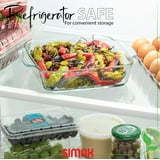 Simax Square Clear Glass Roaster | Heat, Cold and Shock Proof, Made in ...