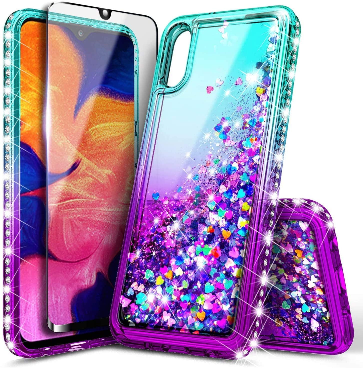 Nagebee Case for Samsung Galaxy A10E with Tempered Glass Screen ...