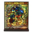 Louis Comfort Tiffany Four Seasons Set Mosaic Stained Glass Art With ...