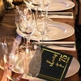 Cheers To 75 Years Gold Foil Cocktail Napkins Paper Napkins Happy 70th