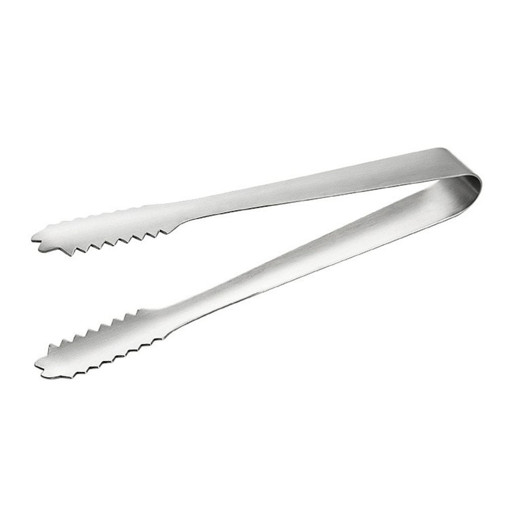 MAIF Stainless Steel Ice Clip Cube Clip Serrated Style Ice Serving ...