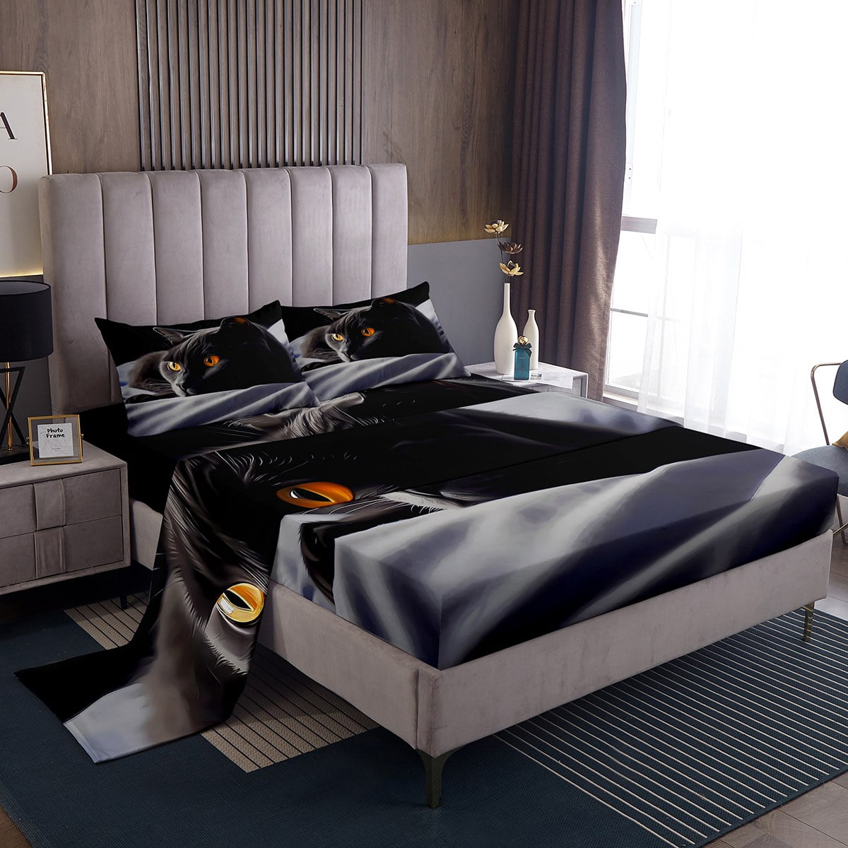 Click here for Yst Cat Sheet Set Twin black Cat Sheets For Kids B... prices