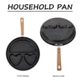 HOOWIFFY Nonstick Japanese Pan 4 Slots Black Stainless Steel Roll Maker ...