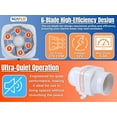 SEAFLO, In-Line Marine Bilge Air Blower, 12V 4 inch, 270 CFM - Walmart.com