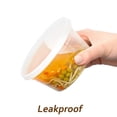 Food Storage Containers with Lids 32 oz Quart Pack of 24 Leak-Proof ...