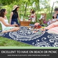 Capslpad 5'x8' Outdoor Mat, Waterproof Rug for Patio, Pool, Deck ...