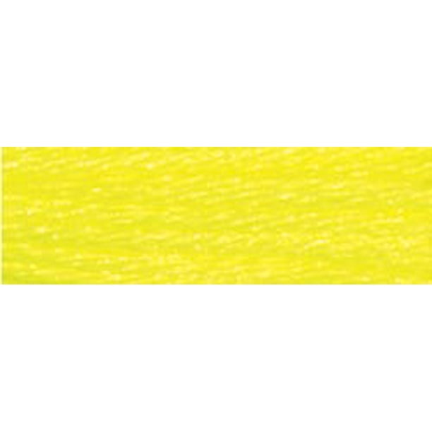 DMC Polyester Light Effects Neon Yellow Embroidery Floss , 1 Each ...