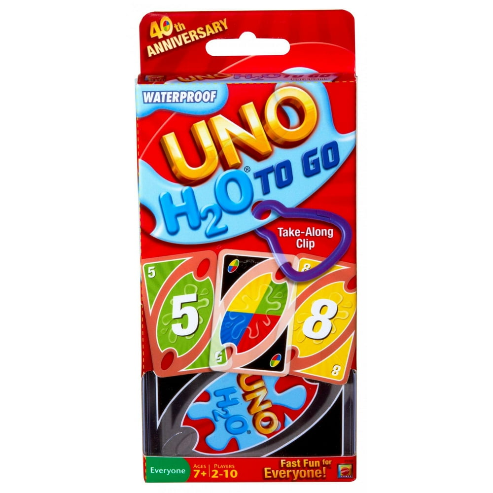 UNO H2O To Go Card Game - Walmart.com - Walmart.com
