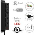 Mountable Power Strip Wall Mount Power Outlets Screw Down Power Supply ...