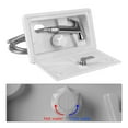 For Boat Marine Camper Motorhome Caravan RV Shower Box Kit ABS + Metal ...