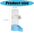 2PCS Water Feeder For Pet Bird Safe Plastic Clear Feeding Station Water ...