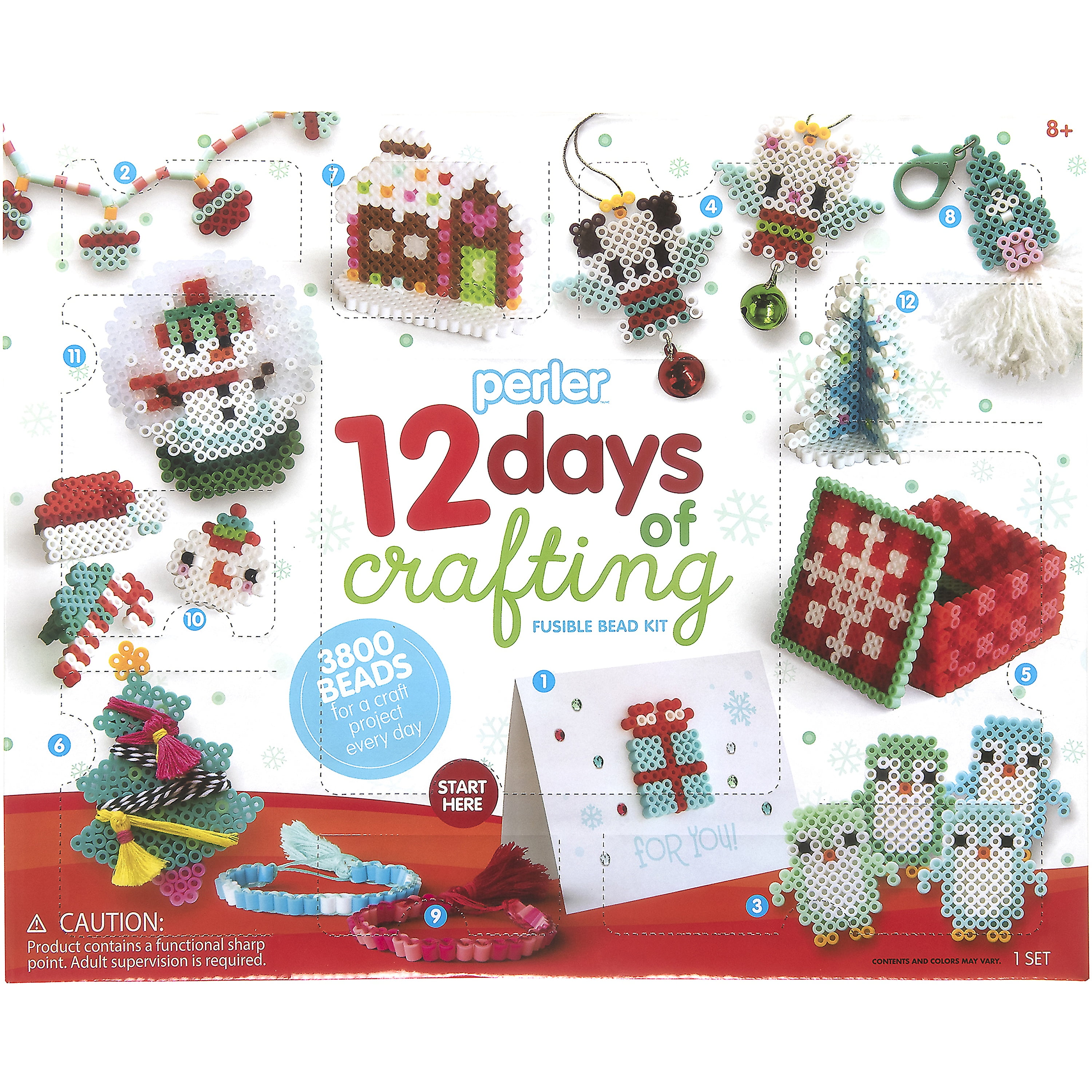 Perler Fused Bead Kit-12 Days Of Perler 8056960 - Walmart.ca