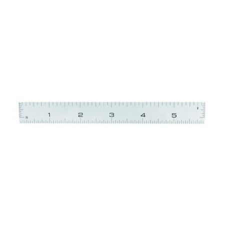 6" Flexible Stainless Steel Ruler - Walmart.com