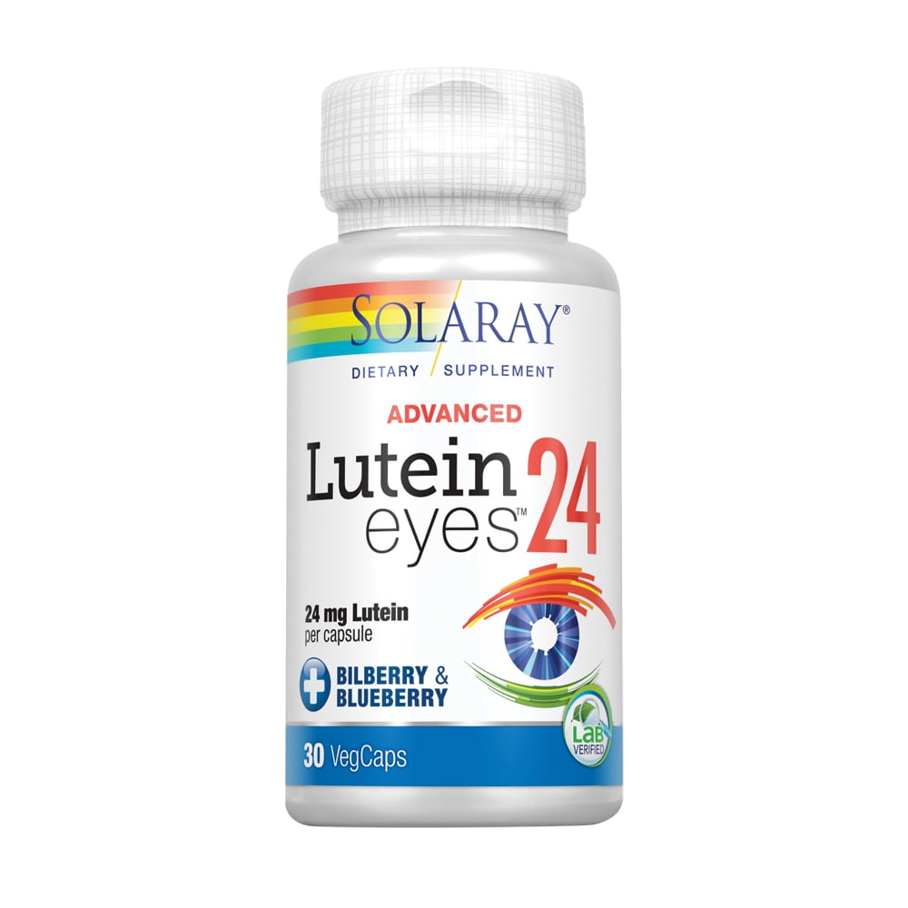 Solaray Advanced Lutein Eyes 24mg Eye And Macular Health Support