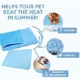 Dog Cooling Mat, Ice Silk Self-Cooling Pet Mat for Dogs and Cats ...