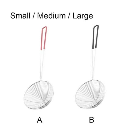 destyer Stainless Steel Wire Sieve Kitchen Fine Mesh Spider Fried Pork ...