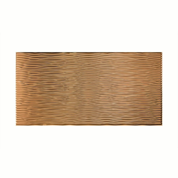 Fasade - Dunes Horizontal Polished Copper Decorative Wall Panel - Fast ...