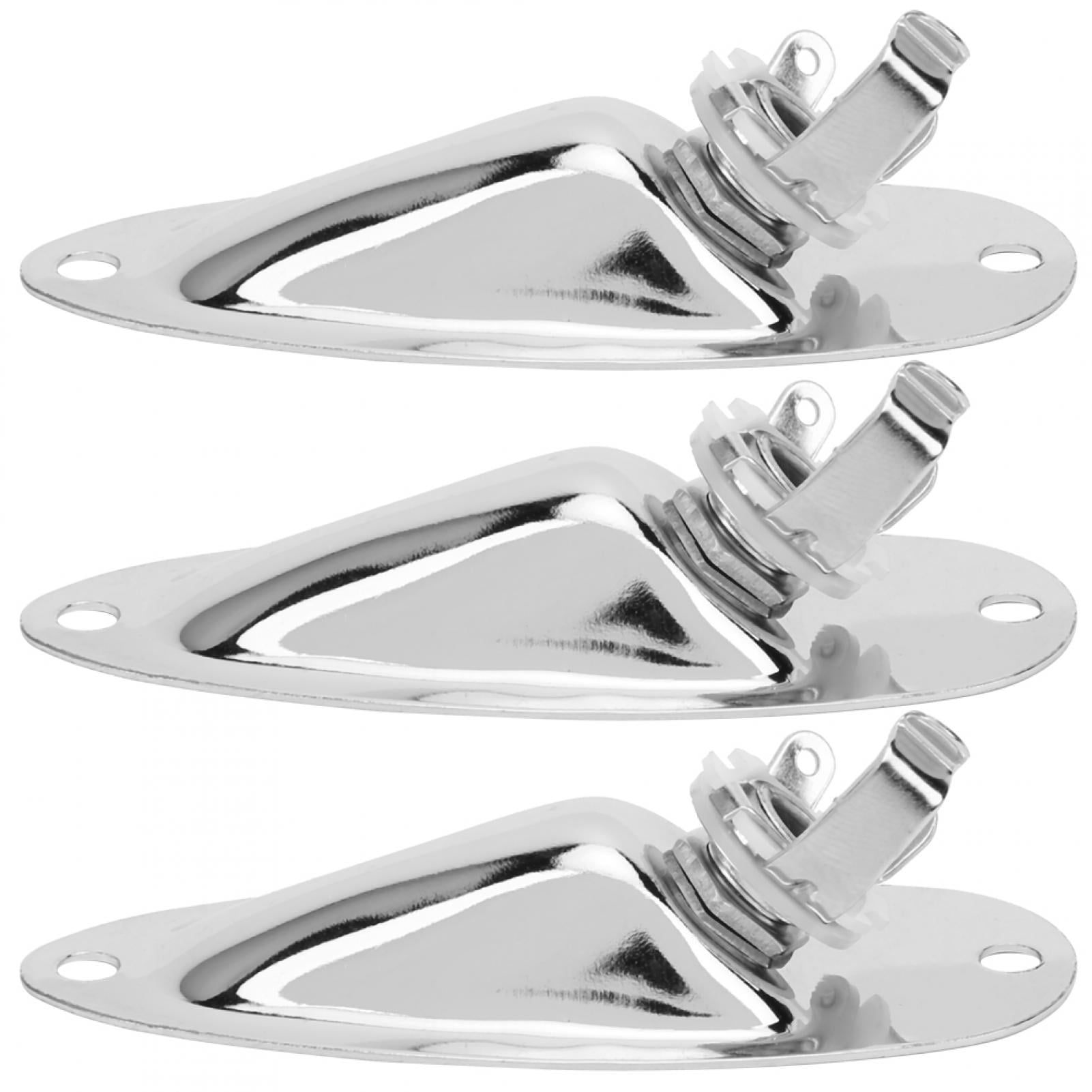 Buy Ecoyyzn 3Pcs Alloy Electric Guitar Jack Electric Bass Plug Socket ...