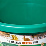 Farm Innovators HT-200 16 Gallon Plastic Heated Livestock Pet Farm ...