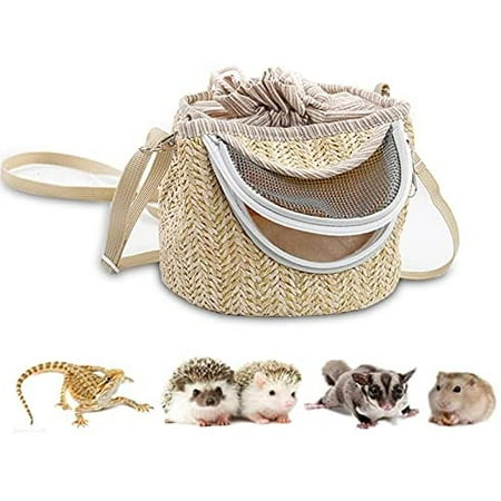 Small Pet Carrier Bag Hamster Carrier Bag with Long Detachable Shoulder ...