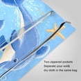 2 Pack Wet Dry Bags,Two Dolphins Jumping Pattern Waterproof Reusable ...