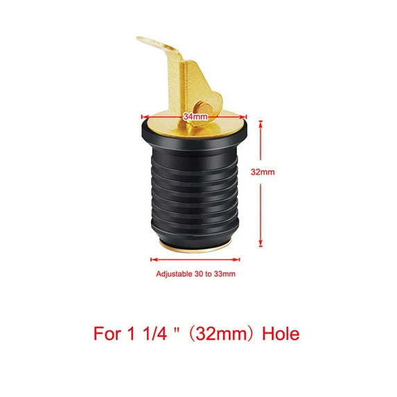 Accessories Outdoor Sports Canoe Socket Bung Hole Twist-in Universal ...