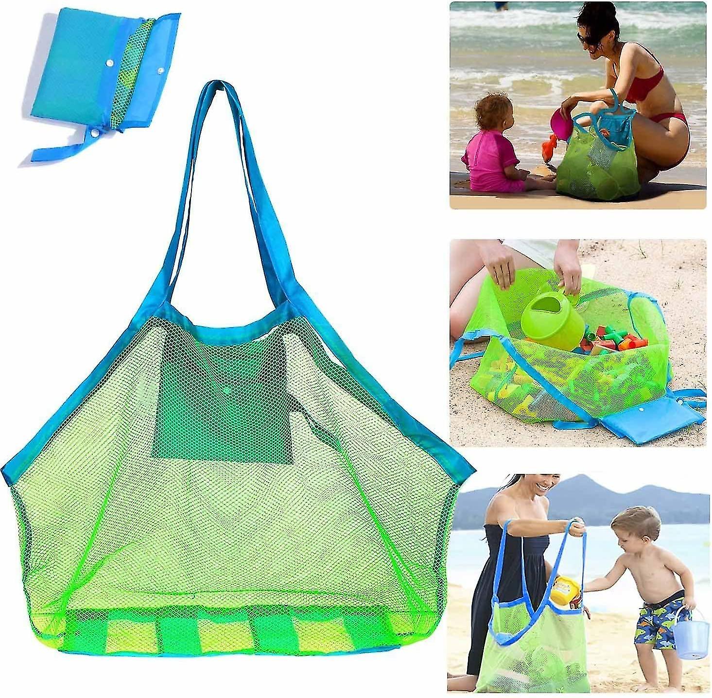 Mesh Beach Bag Extra Large Beach Bags And Totes Tote Bapa Toys Towels ...